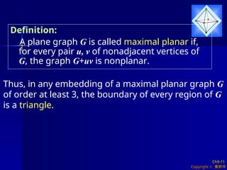 Planar Graphs.ppt for computer science and engineering | PPT