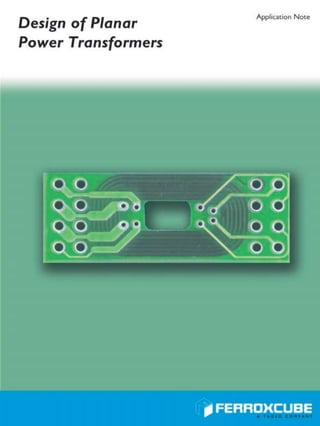 Planar pcb design guide(ferroxcube) no pw | PDF