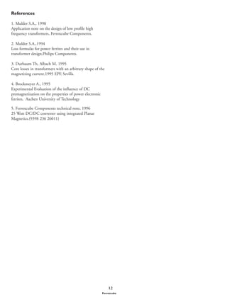 Planar pcb design guide(ferroxcube) no pw | PDF