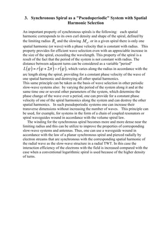 Planar spiral systems with waves of constant radial phase velocity | PDF