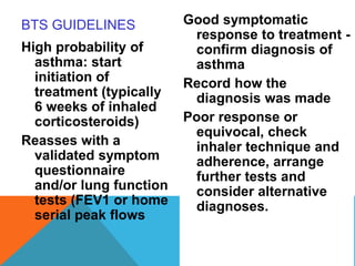 Pharmacological Management of Asthma | PPTX