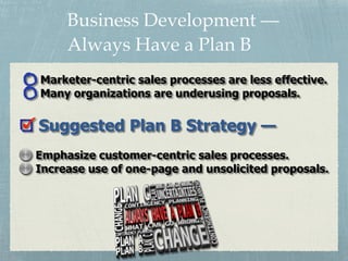 5 Examples of Plan B Strategic Thinking | PDF