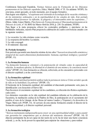 Plan basico de formación diaconal permanente, diocesis de yopal.2022