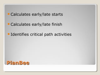 Plan Bee | PPT