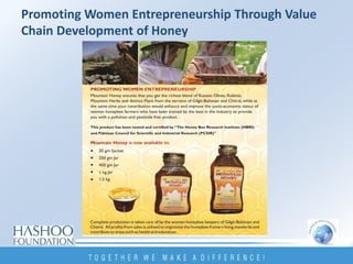"Plan Bee" Empowered 1,116 Women in Honey Bee Farming by Kamal 2015 | PPTX