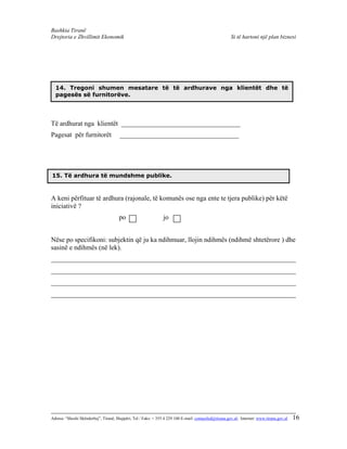 Plan biznesi | PDF