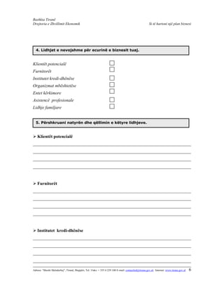 Plan biznesi | PDF