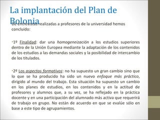 Plan bolonia | PPT