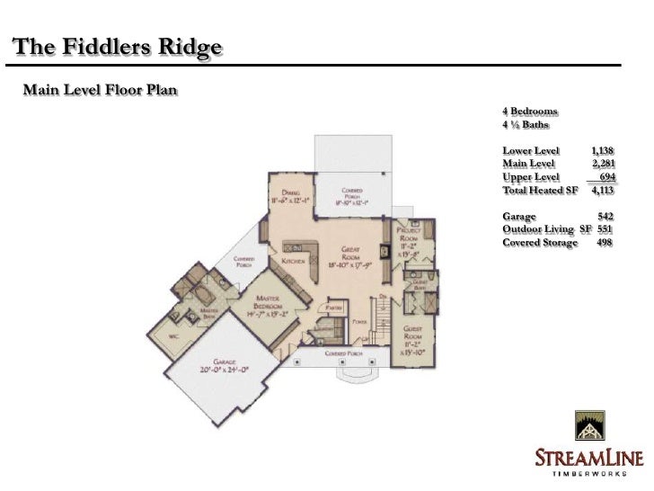 StreamLine TimberWorks Timber Frame Plans