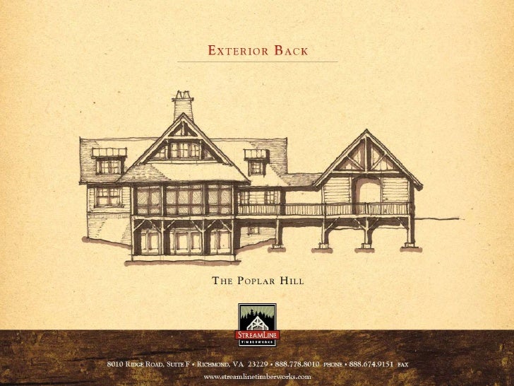 StreamLine TimberWorks Timber Frame Plans