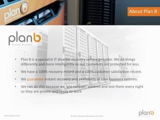 Plan B overview presentation | PPT