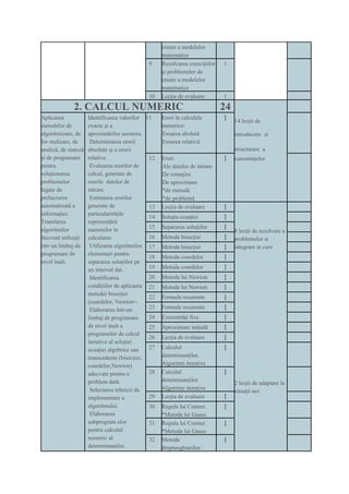 Plan calendaristic clasa a XII | PDF