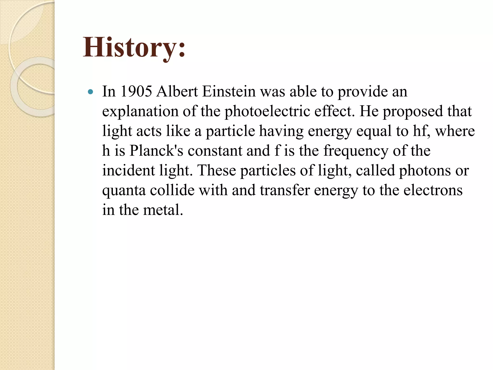 Planck constant using photoelectric effect | PPTX