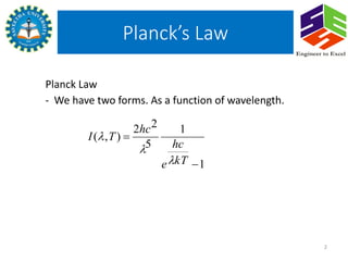 Plancks Law.ppt | Physics | Science