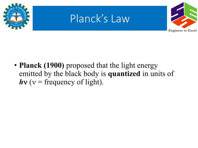 Plancks Law.ppt | Physics | Science