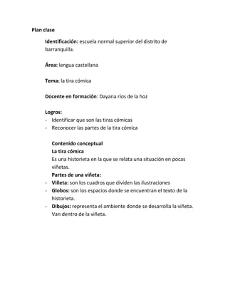 Plan clase | DOCX