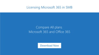 All Plans Comparison - Office 365 and Microsoft 365 Plans | PDF