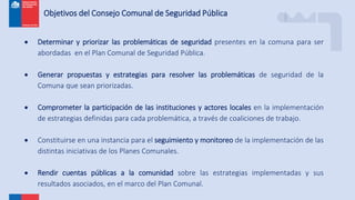 plan comunal de seguridad publica chileno | PDF