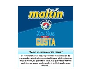 plan de medio de la maltin polar | PPTX