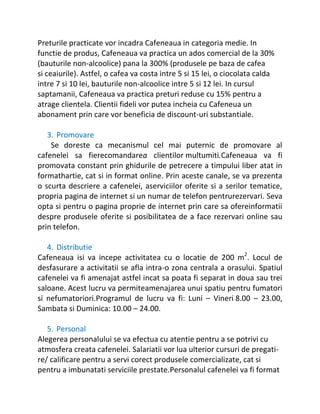 Plan de afaceri | DOCX