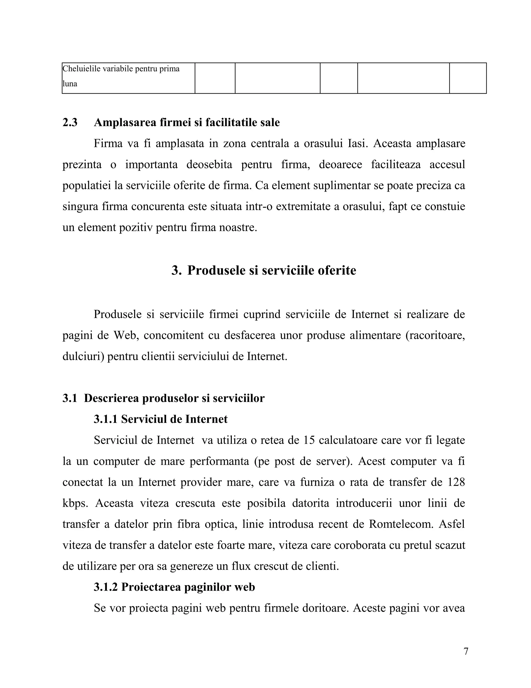 Plan de afaceri internet | PDF