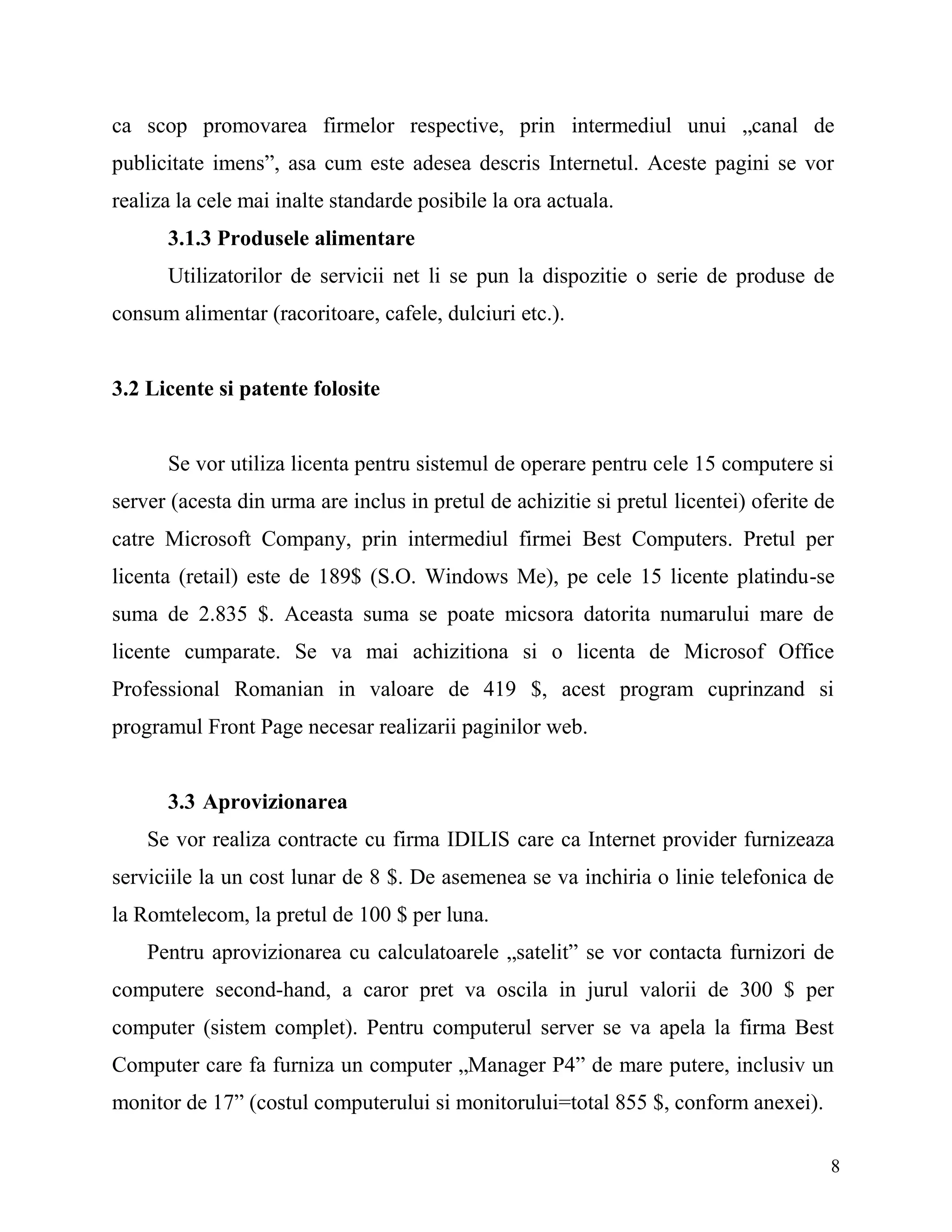 Plan de afaceri internet | PDF