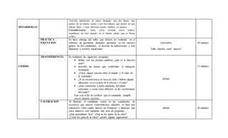 Plan de Clase "funcion seno" | DOCX