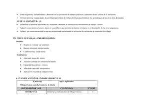 Plan de dibujo | PDF