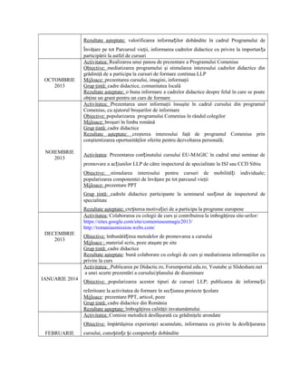 Plan de diseminare 2013 istanbul | DOC