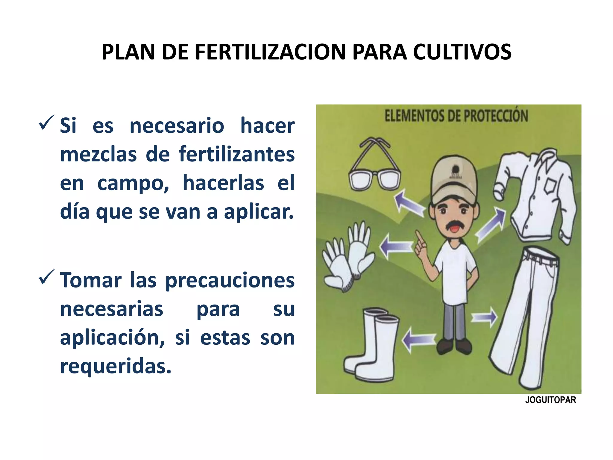 Plan de Fertilización para Cultivos AgrÍcolas | PPTX