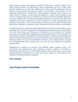 Plan de gobierno de Juan Diego Castro 2018 - PIN | PDF