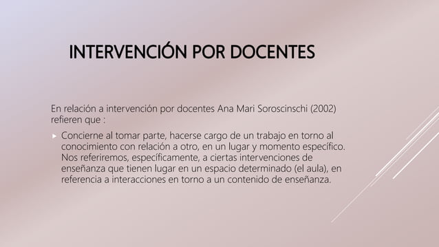 Plan de intervencion Educativa, | PPTX