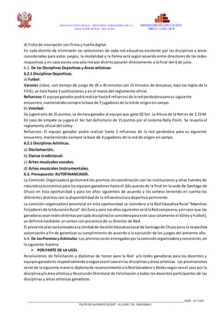 Plan de la i olimpiada deportiva y cultural magisterial 2014 “maestros ...