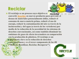 Plan de las cinco r ecológicas | PDF