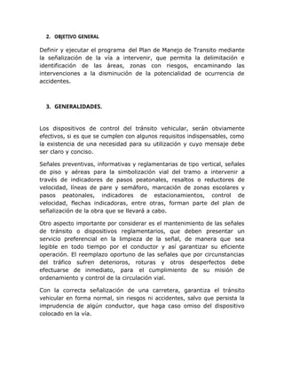 Plan de MAnejo de Transito.docxnsiepskndj | DOCX