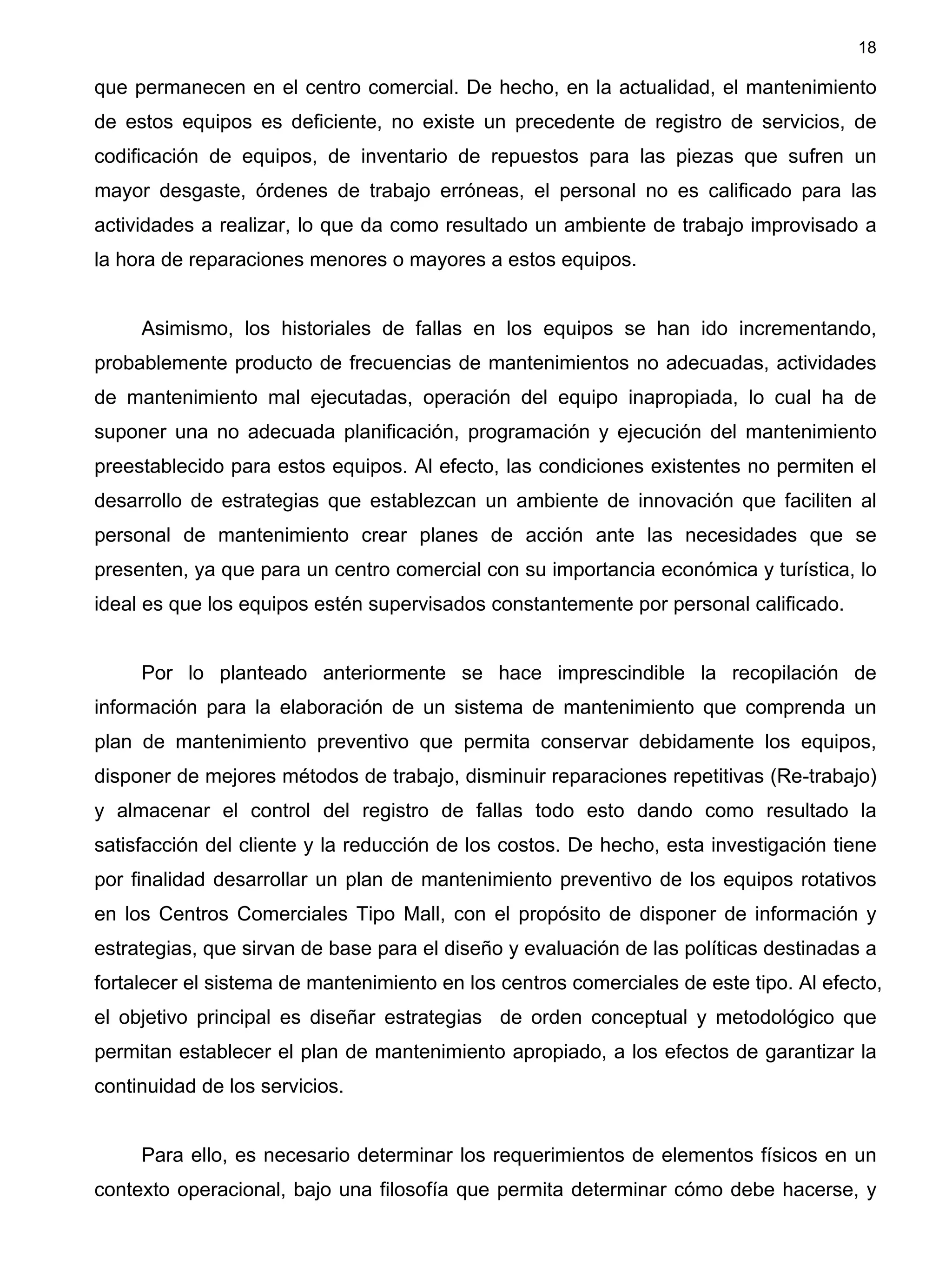 Plan de mantenimiento preventivo para equipos rotativos en ...