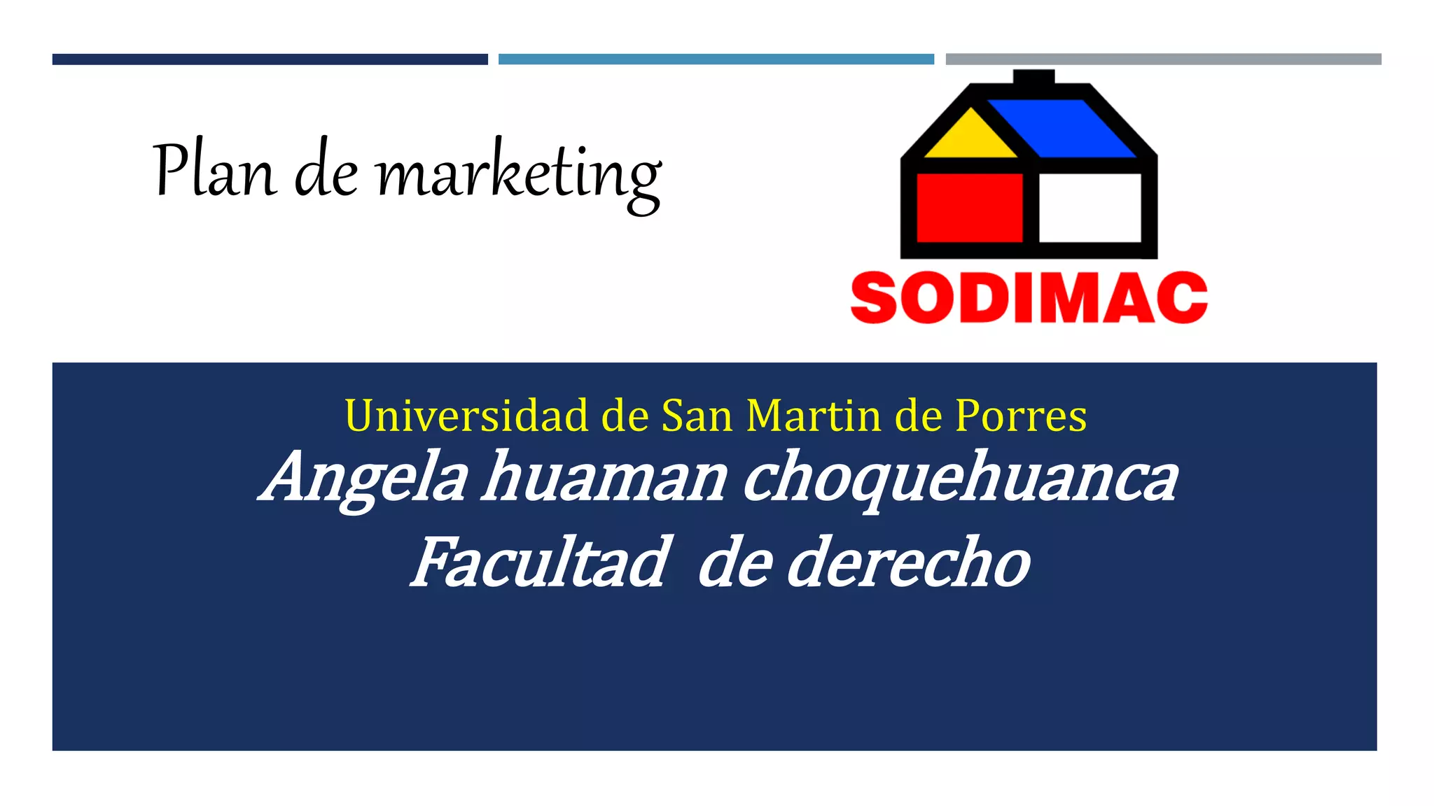 Plan de marketing sodimac | PPTX