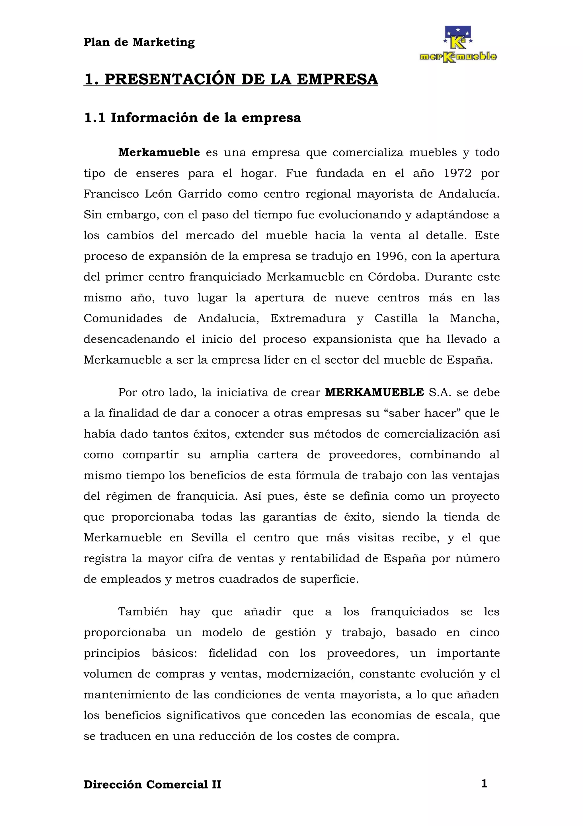 Plan de marketing merkamueble (versi n definitiva) | DOC