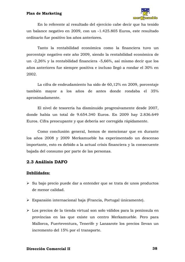 Plan de marketing merkamueble (versi n definitiva) | DOC