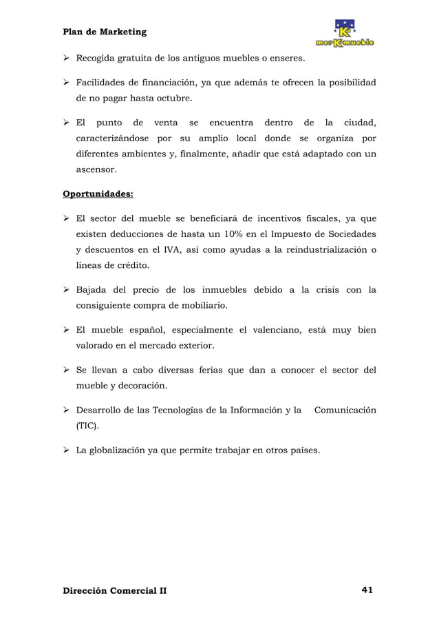 Plan de marketing merkamueble (versi n definitiva) | DOC