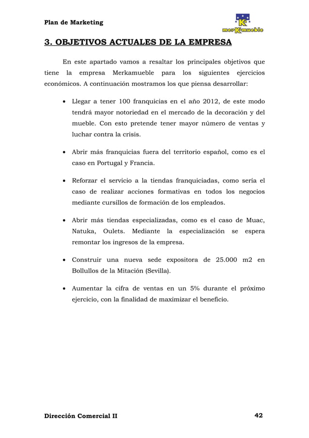 Plan de marketing merkamueble (versi n definitiva) | DOC