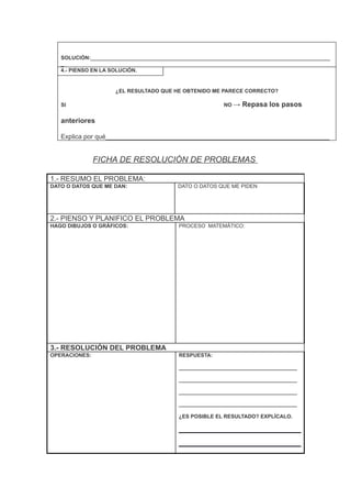 Plan de mejora de la resolución de problemas | PDF
