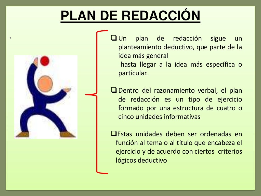 Plan de redaccion diapositivas