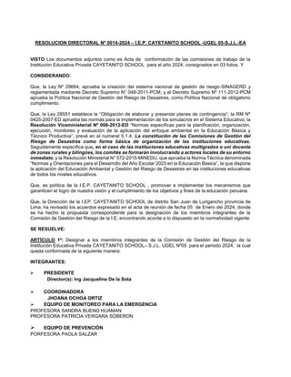 PLAN DE RIESGOS Y DESASTRES NIVEL INICIAL 2024 CAYETANITO SCHOOL.docx