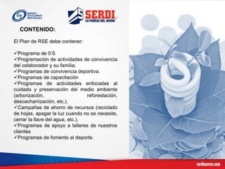 Plan de rse | PPTX