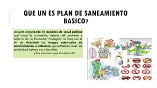 PRESENTACION DE PLAN DE SANEMIENTO BASICO | PPTX