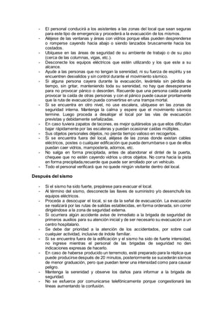 Plan de seguridad hospedaje sjl | DOCX