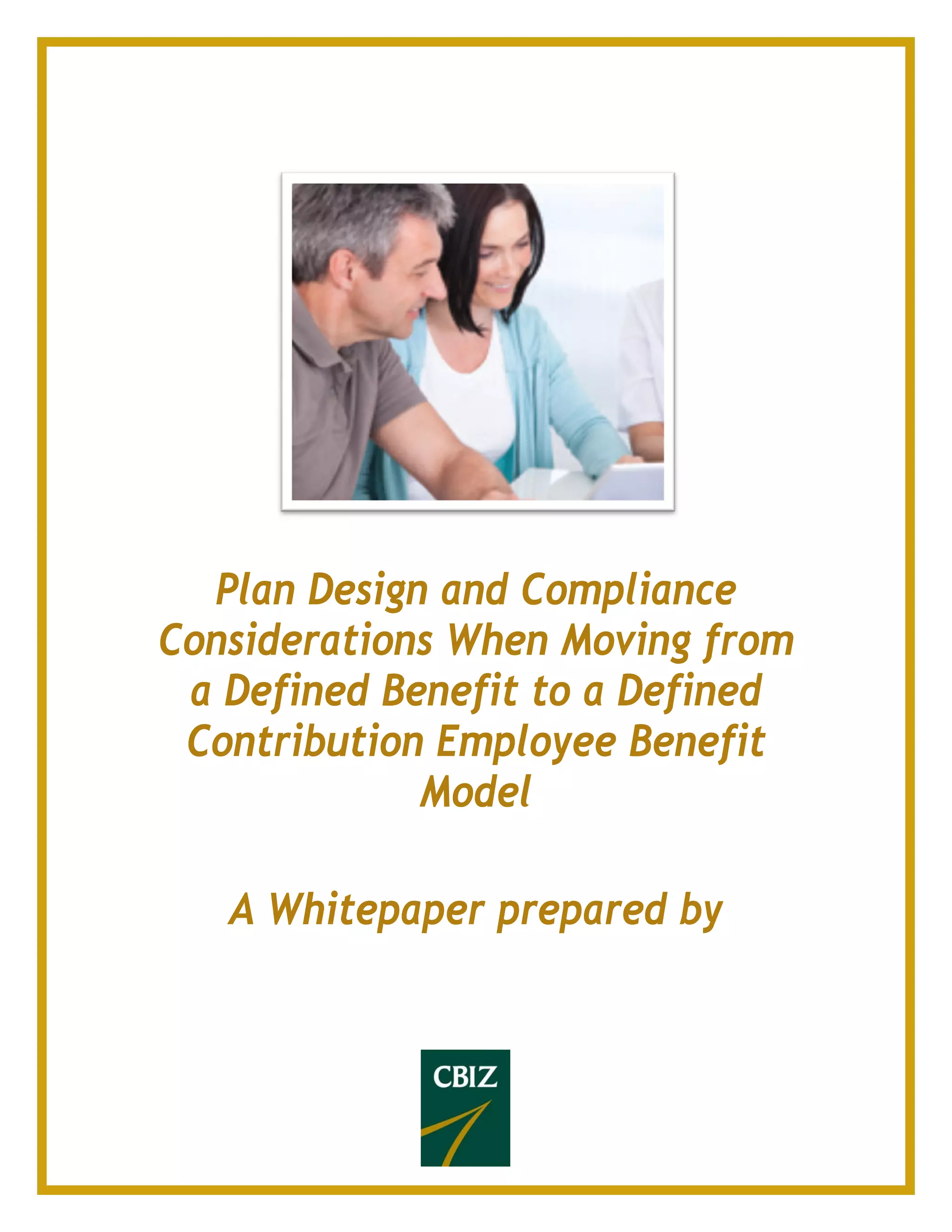 Should You Consider a Defined Contribution Model? | PDF