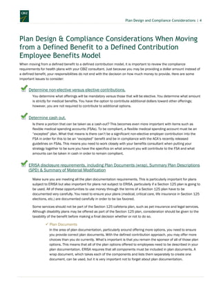 Should You Consider a Defined Contribution Model? | PDF