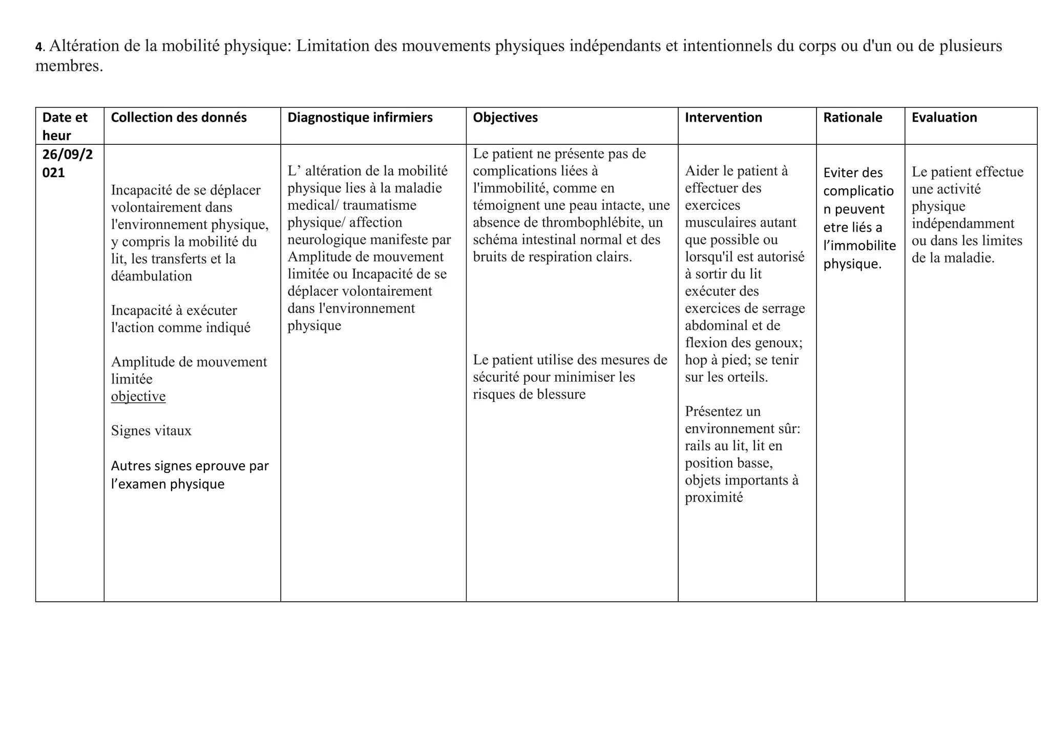 Modèle Et Exemple De Plan De Soins Infirmiers PDF Gratuit - Influence